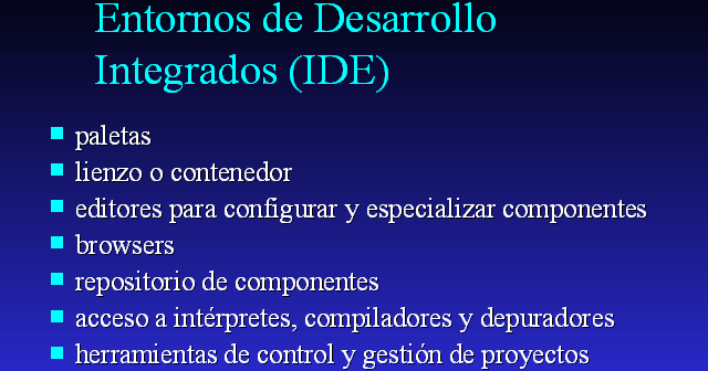 Programación 2: Concepto de IDE (Entorno de Desarrollo Integrado)