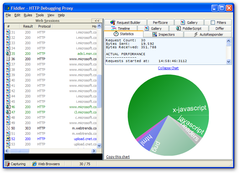 Fiddler - Web Debugging Proxy | Aberto até de Madrugada Fiddler - Web Debugging Proxy | Aberto até de Madrugada