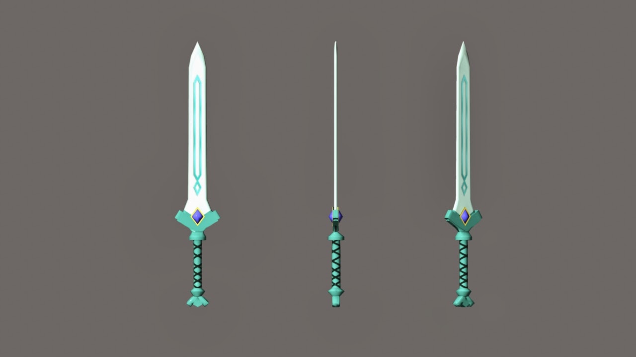 Eniitan Odutola: Legend of Zelda: Skyward Sword - Goddess Sword 3D Model