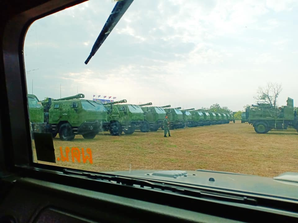 THAIDEFENSE-NEWS: กองทัพบกไทยรับมอบปืนใหญ่อัตตาจรล้อยาง ATMG 18 ระบบ ...