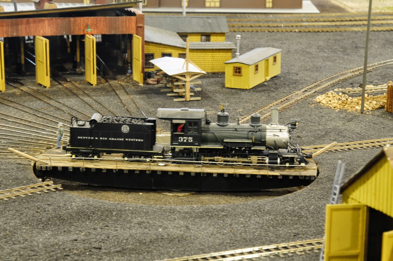 Modeling Colorado Narrow Gauge in HOn3: Durango Turntable Is Fully ...