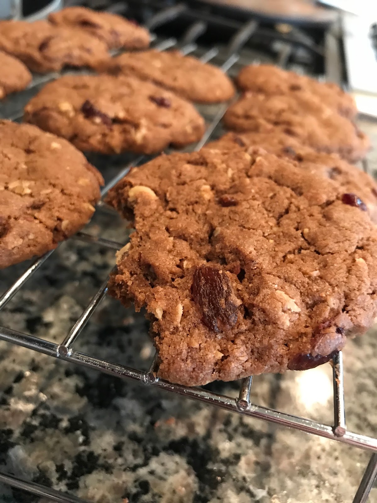 Vegan Oatmeal "Pantry" Cookies - Spinach is GOOD for You!