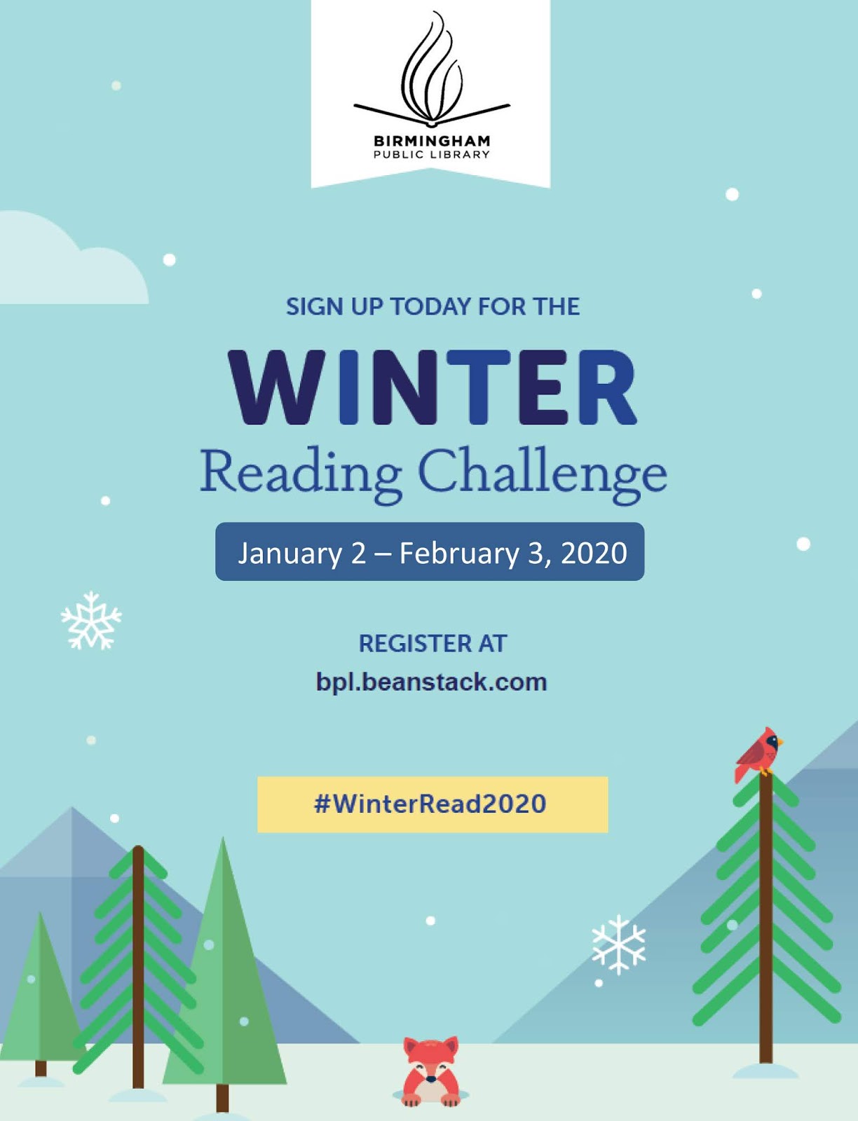 2020 Winter Reading Challenge