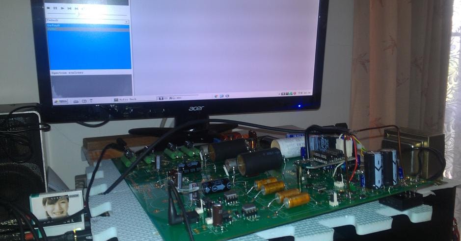 Mr211's Blog: Handmake DAC w Tube pre-amplifier PCBA under debug and test.