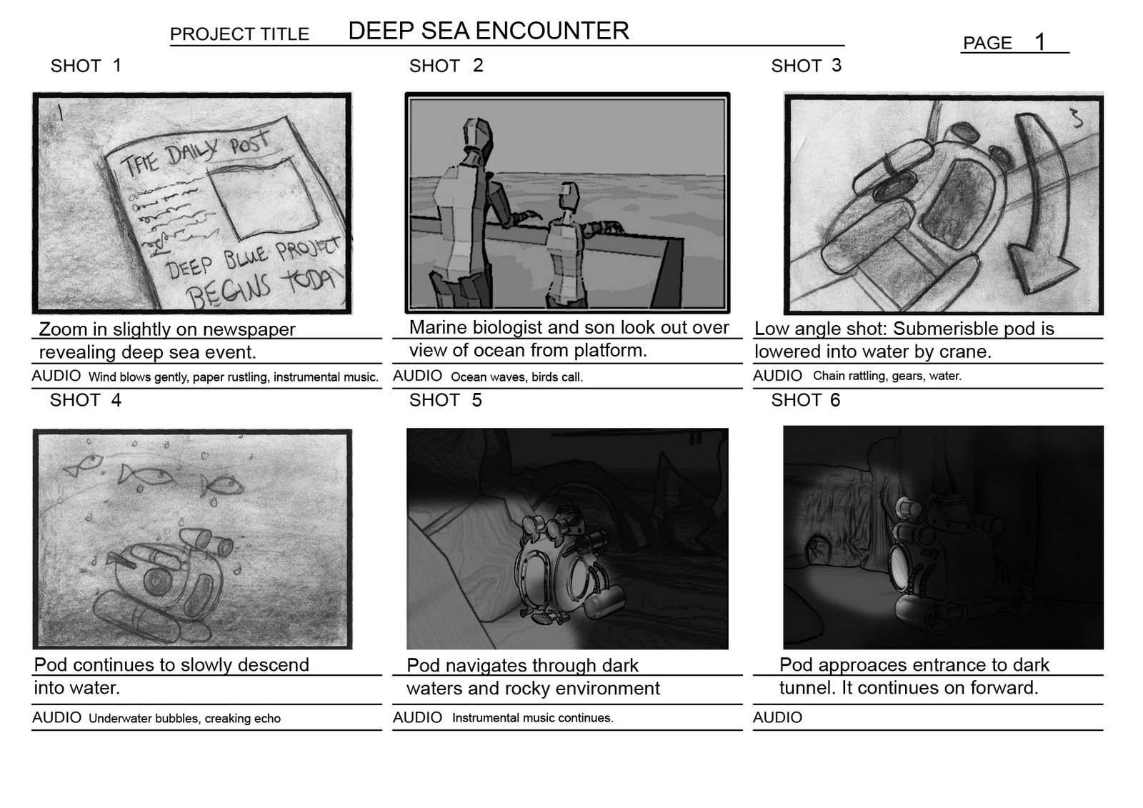 Michael Hines - Digital Environment/Visual Studies: "Deep Sea"