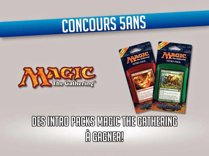Concours 5 ans: 4 packs de cartes Magic The Gathering à gagner ...