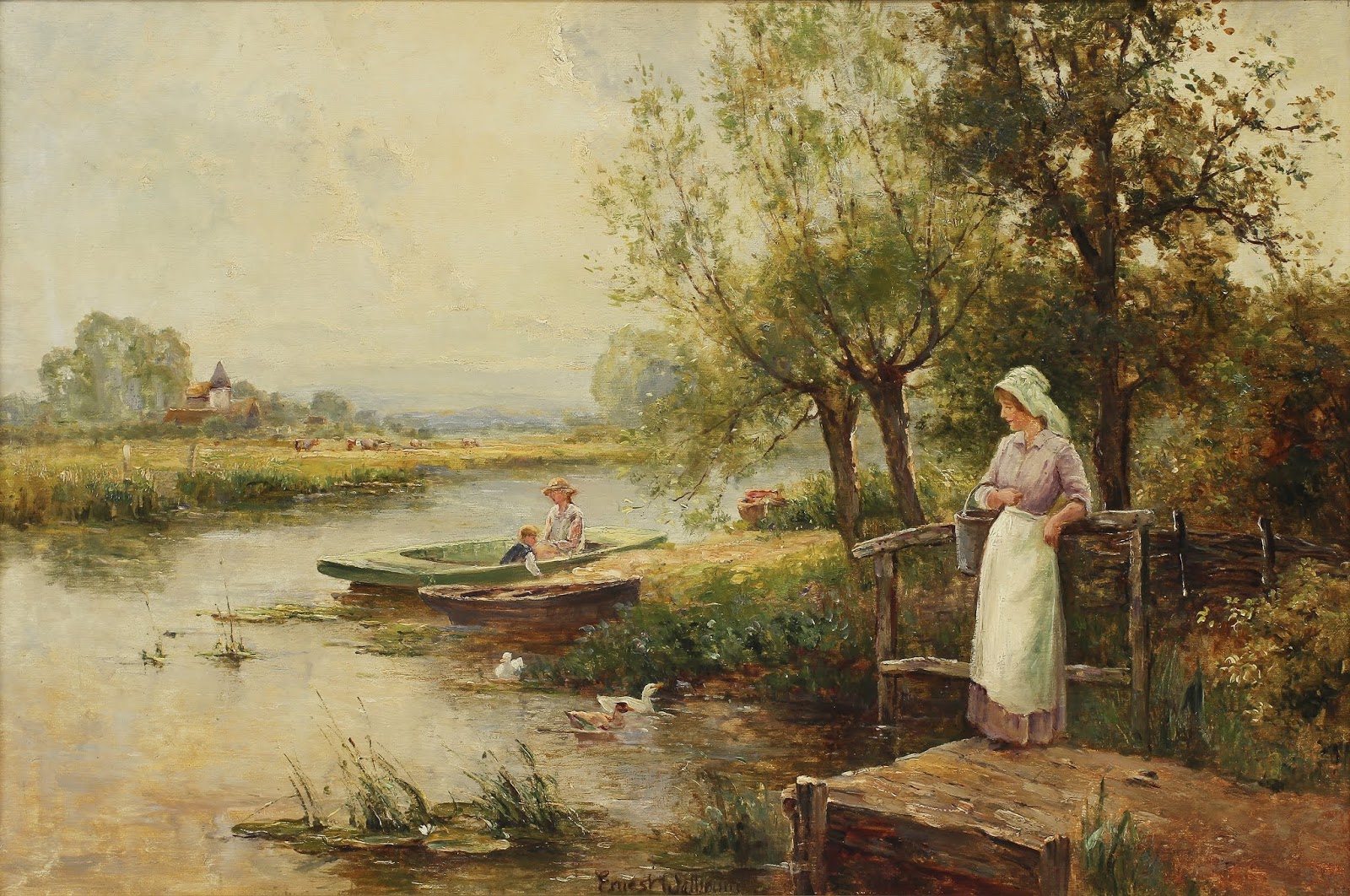 Alenquerensis: Ernest Charles Walbourn, British Painter 1872 - 1927