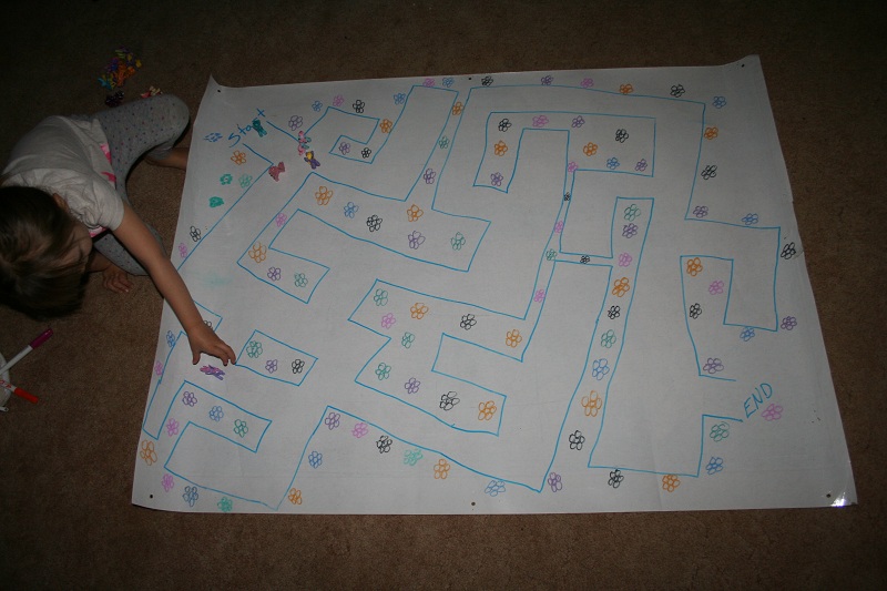 Learning At Play: Large Playmat Maze