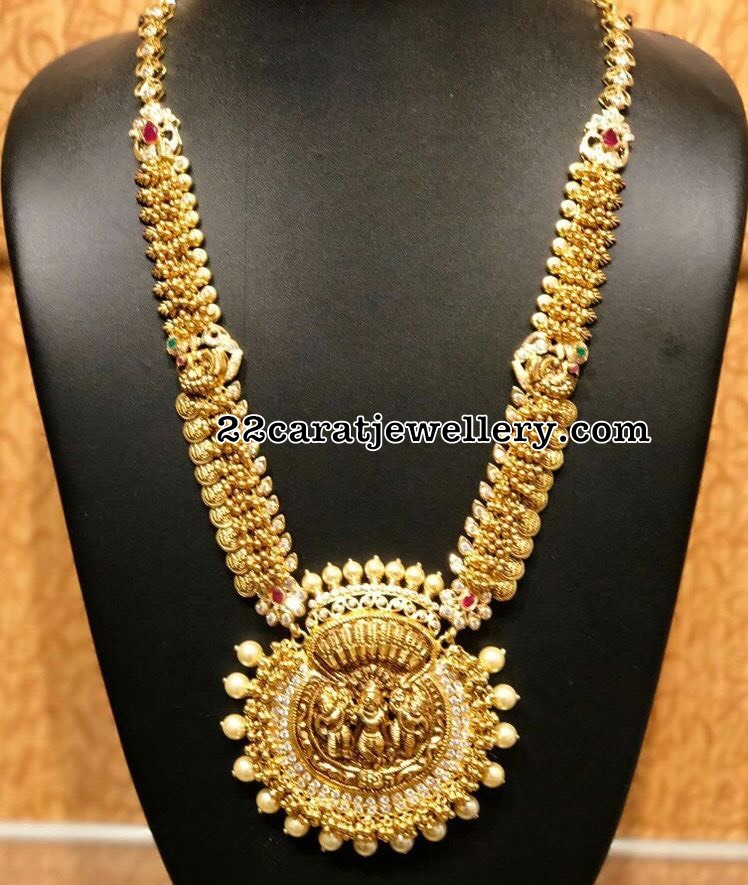 Krishna Necklace Antique Work - Jewellery Designs