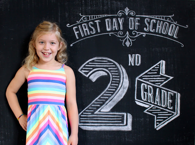 A Joyful Girl...: Olivia's First Day of 2nd Grade