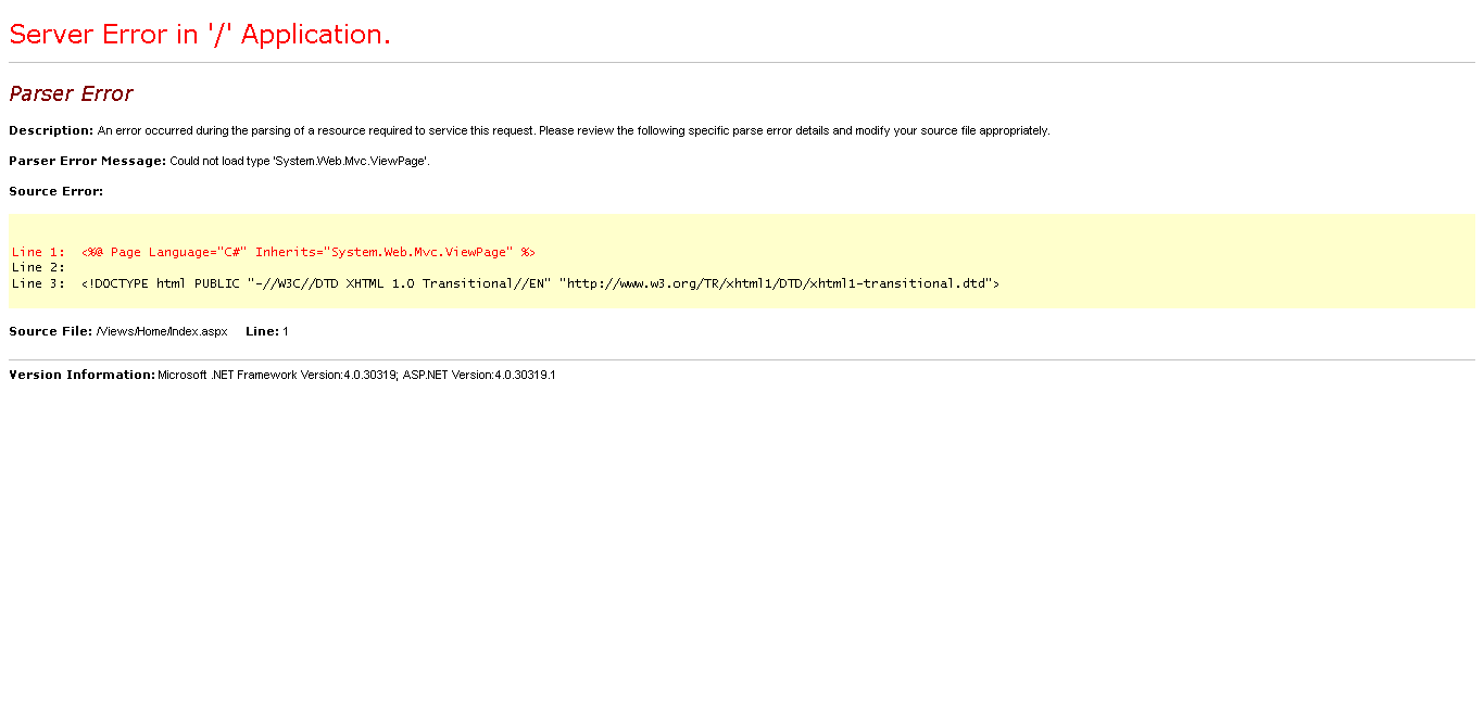 Deep Shahs Blog Aspnet Mvc3 And Aspnet Web Forms Side By Side In 0528