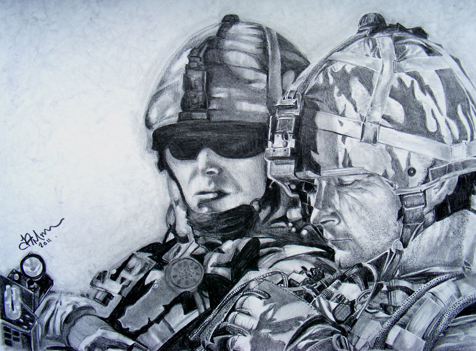 Bandit Art: Military Art by Julie Ann Maddison