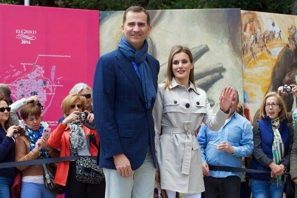 Prince Felipe and Princess Letizia in Toledo