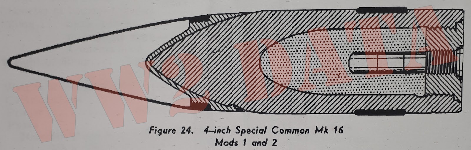 WW2 Equipment Data: American Projectiles and Explosives - 4-inch ...