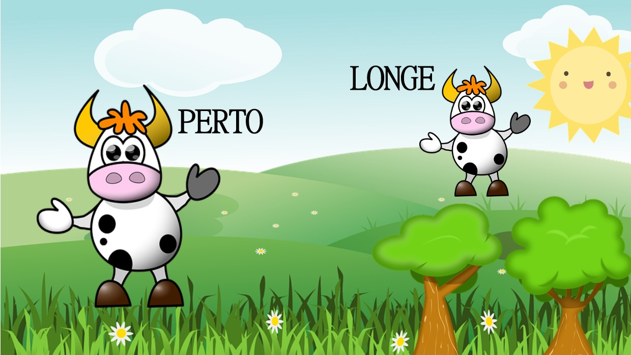 CANTINHO + SABER: Figuras que ensinam longe e perto (Educação infantil)