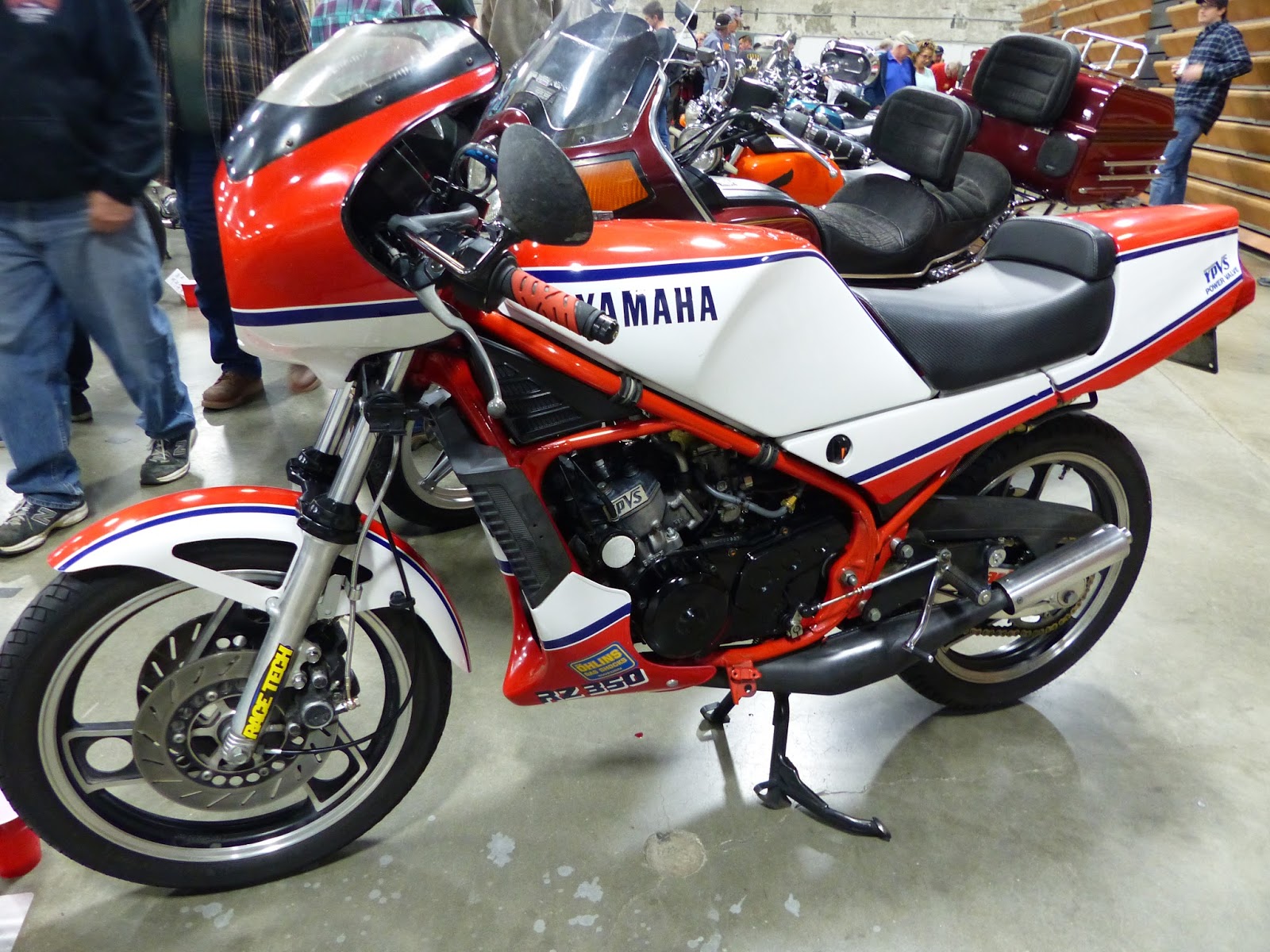 OldMotoDude: 1984 Yamaha RZ350 on display at the 2016 Idaho Vintage ...