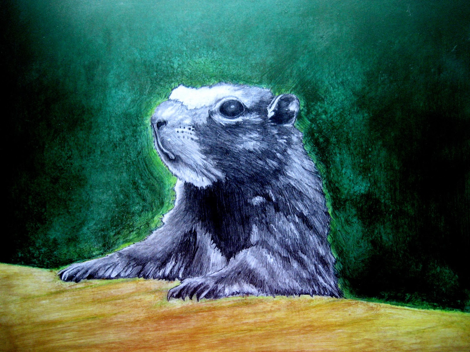 MB Leonard Art: A Year in Paintings: February 2, 2012 - Groundhog Day