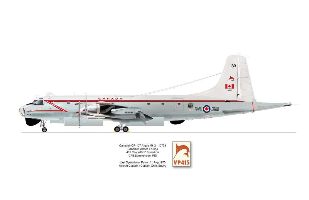 Canadair CP-107 "Argus" Maritime Patrol Aircraft: 10733 - Special ...