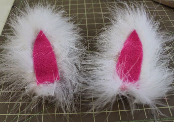 Fluffy Bunny Ears Headband Tutorial - First Time Mom and Losing It