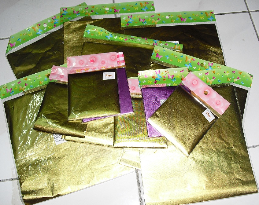 Coklat Sedap Buat Sendiri: Chocolate Gold Foil Wrapper