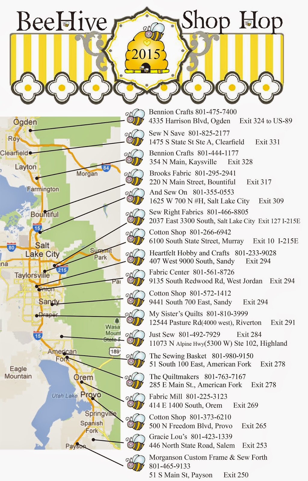 Beehive Shop Hop