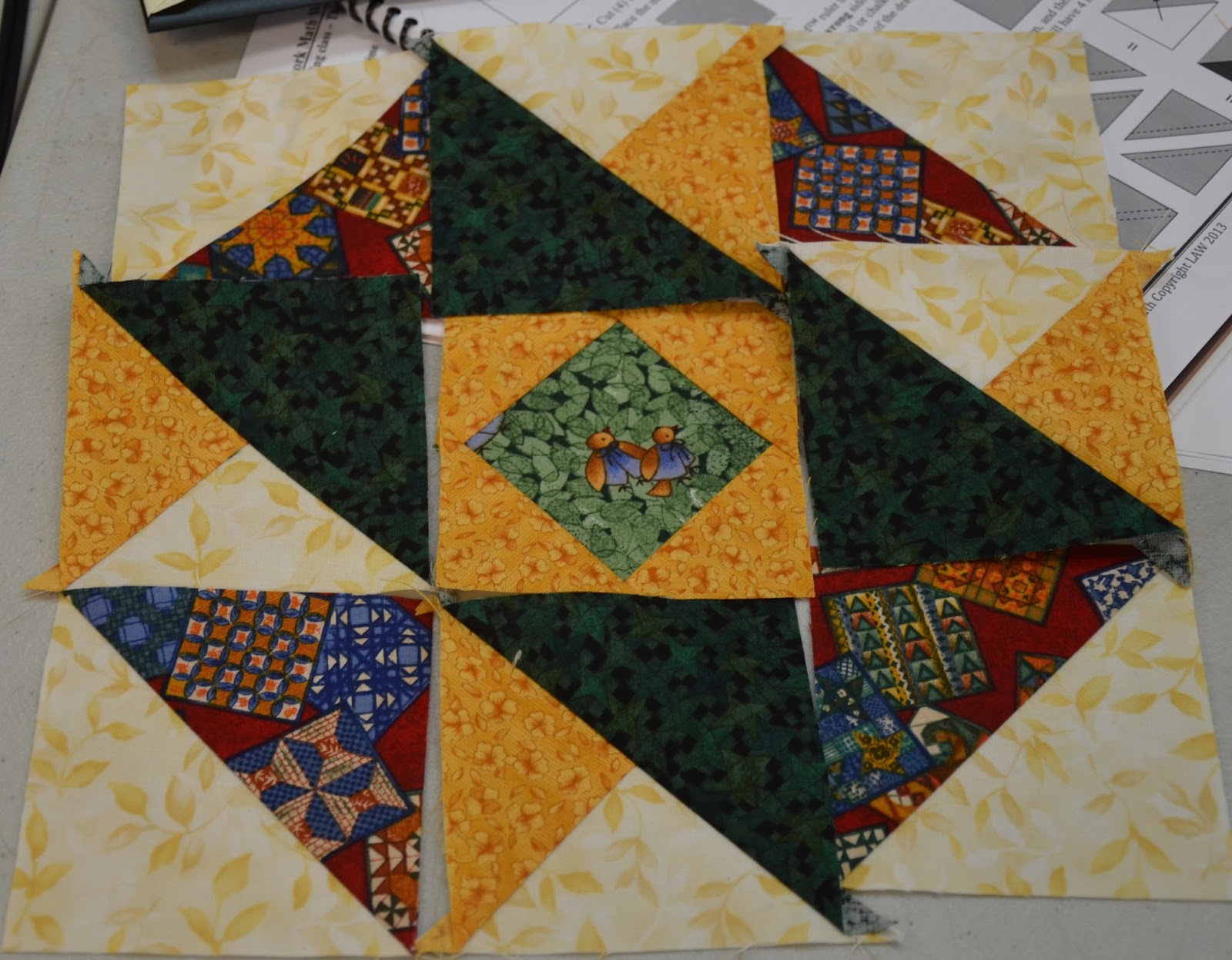 Sew'n Wild Oaks Quilting Blog: Patchwork Math Class was in Session