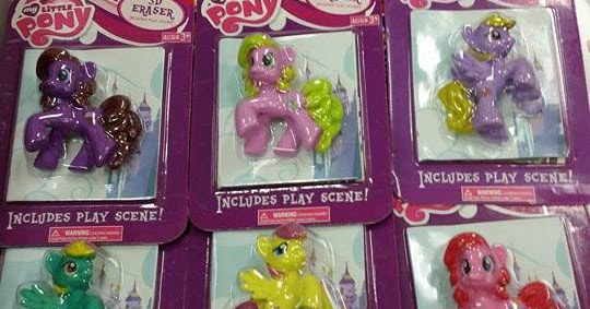 MLP Blind Bag Shaped 3D Erasers Found at Target | MLP Merch