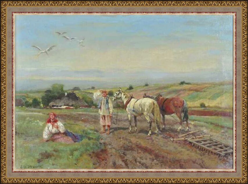 Malarstwo - moja pasja: Wsi spokojna, wsi wesoła...... część III