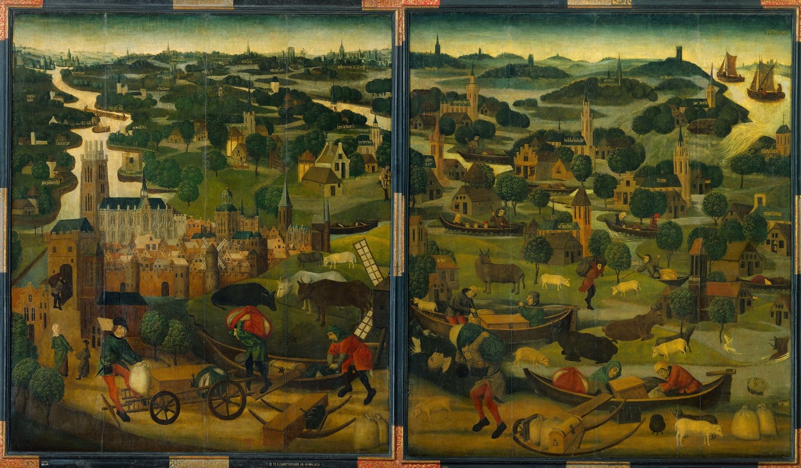 Master of the Saint Elizabeth Panels: The Saint Elizabeth’s Day Flood ...