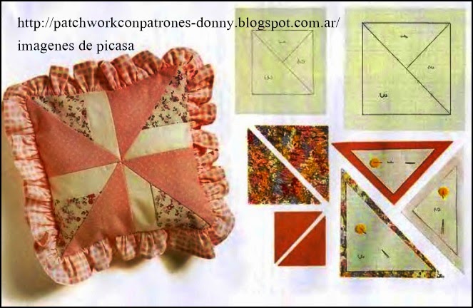 PATCHWORK= SOLO PATRONES = TODO GRATIS: ALMOHADONES