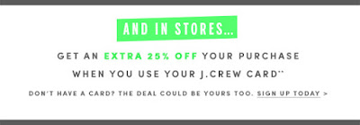 J.Crew Aficionada: Take an Extra 30% Off at J.Crew Factory {plus 25% ...