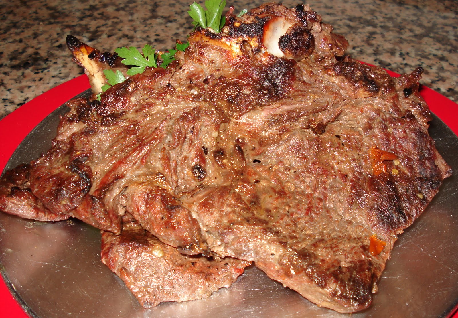 Piripiri al dente: Costeleta de Vitela no Churrasco!