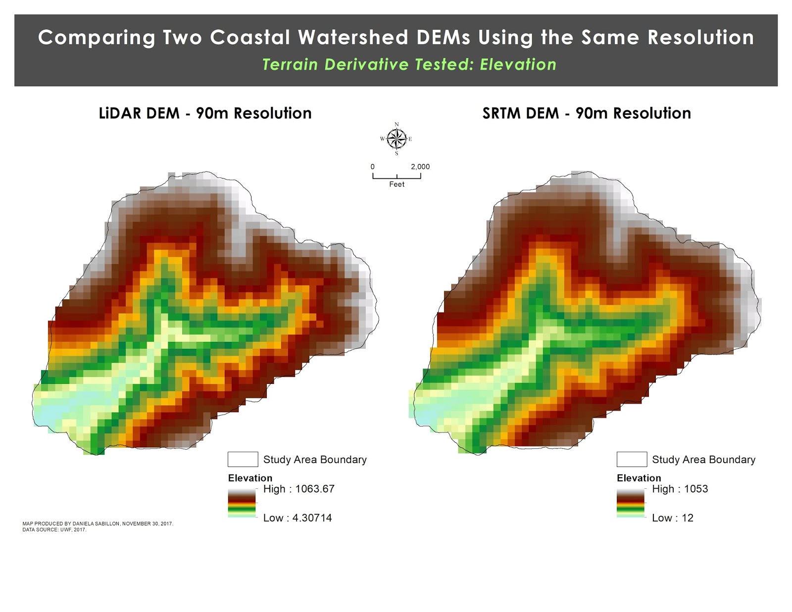 Lab 13 - Effects of Resolution (Scale) in Raster Data