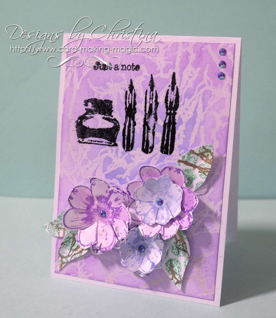 Flowers, Ribbons and Pearls: Creative Stamping 67 - Vintage Collage