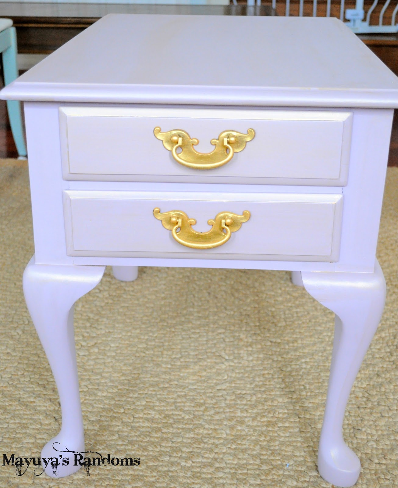 Mayuya's Randoms: Painted Queen Anne Table
