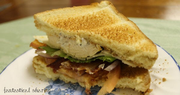 Fantastical Sharing of Recipes: Bacon Chicken Avocado Club Sandwich ...