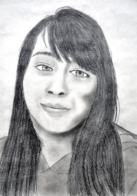 Student Art: Graphite Self Portraits