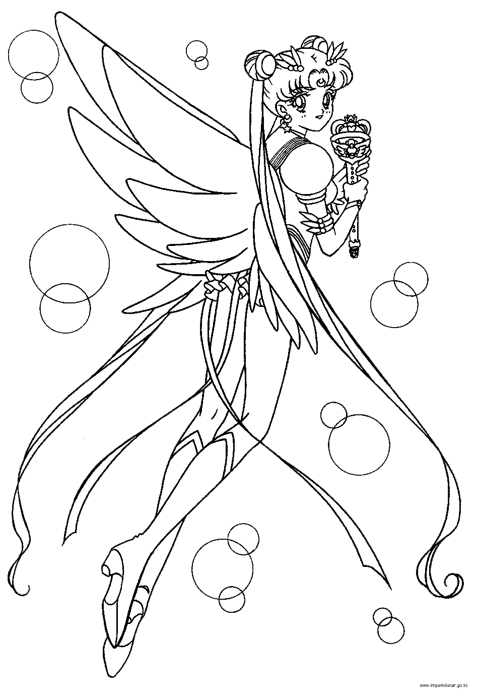 Dibujos Para Colorear De La Princesa Sailor Moon