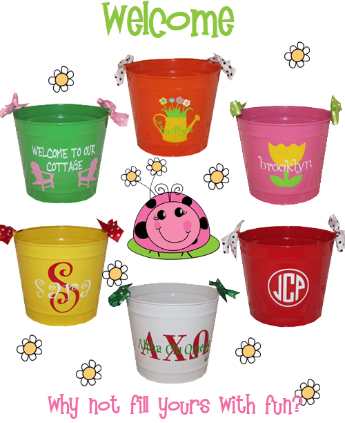 Ladybug Buckets
