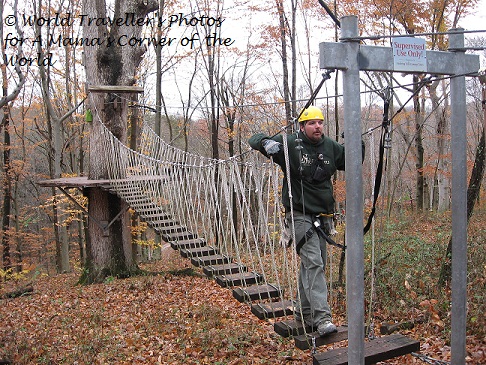 Ziplining in Ohio: Hocking Hills Canopy Tours