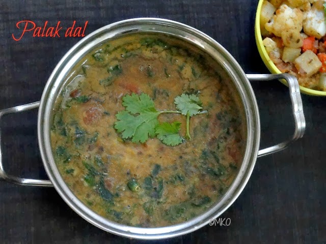 All in one dal /Palak dal/Spinach dal