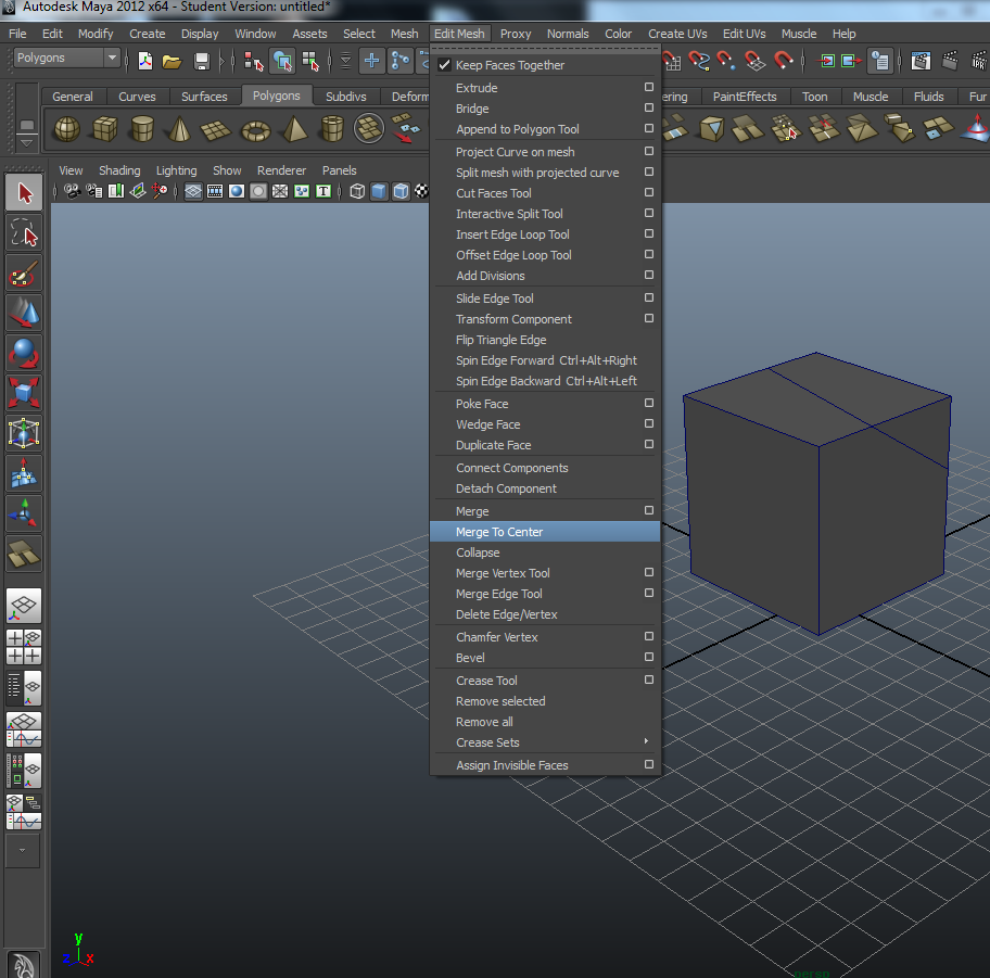 ROBIN SILCOCK: Maya Modelling Tool Explanation 2