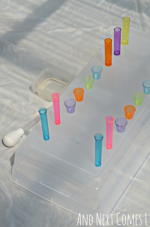 Water Fine Motor Activity for Kids Using Colorful Cups | And Next Comes ...