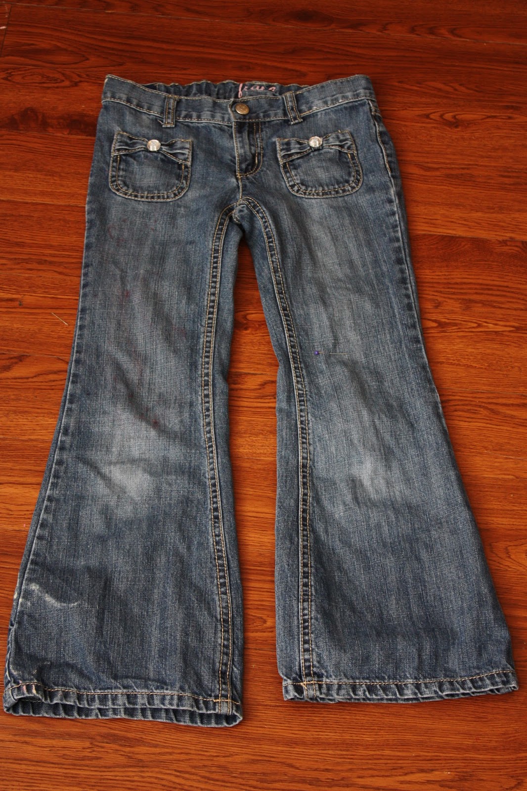 Of course I had my daughter try them on and then pinned where they ...