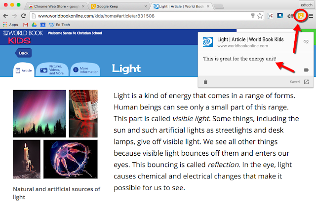 TeachingTechNix: Google Keep Chrome Extension