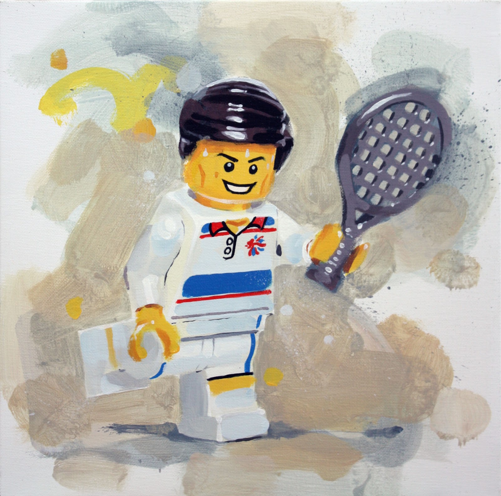 View from the Studio: Lego Minifigure - Olympic Tennis Player