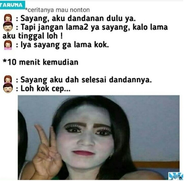 12 Meme Cewek Dandan Ini Lucunya Bikin Ketawa Lepas Baca Viral