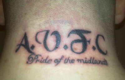 Socer - fotball: Aston Villa FC tattoo