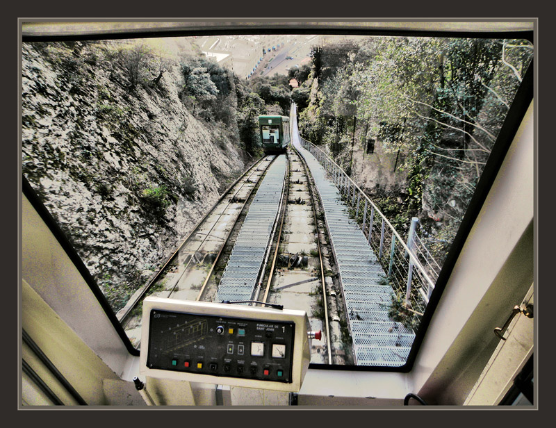 Ernest Descals.Artista Pintor: MONTSERRAT-CREMALLERA-FUNICULAR-SANT ...