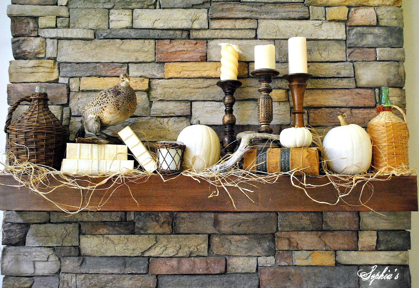 Sophia's: My Fall Mantels of 2012